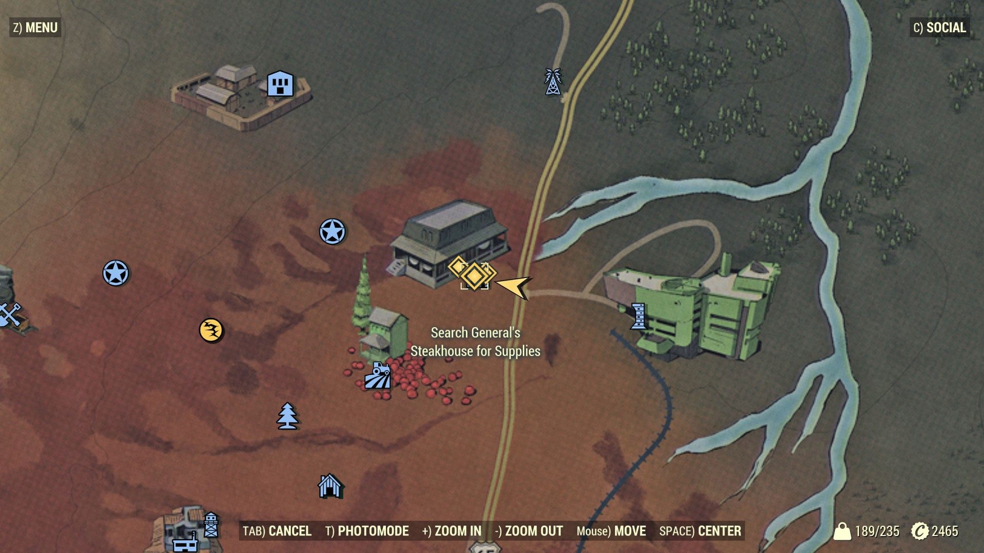 Search General's Steakhouse, Fallout 76 Quest Search General's Steakhouse, Fallout 76 Quest