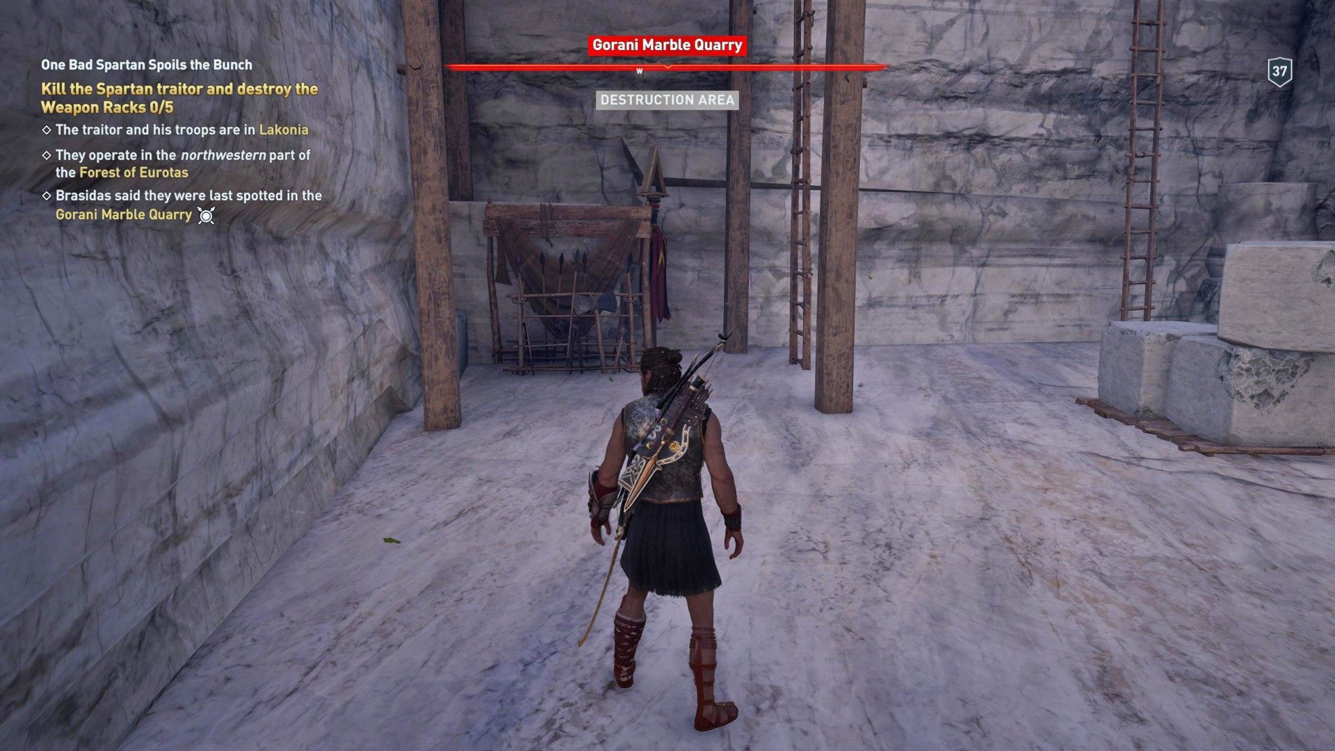 One Bad Spartan Spoils the Bunch, Assassin's Creed Odyssey Quest