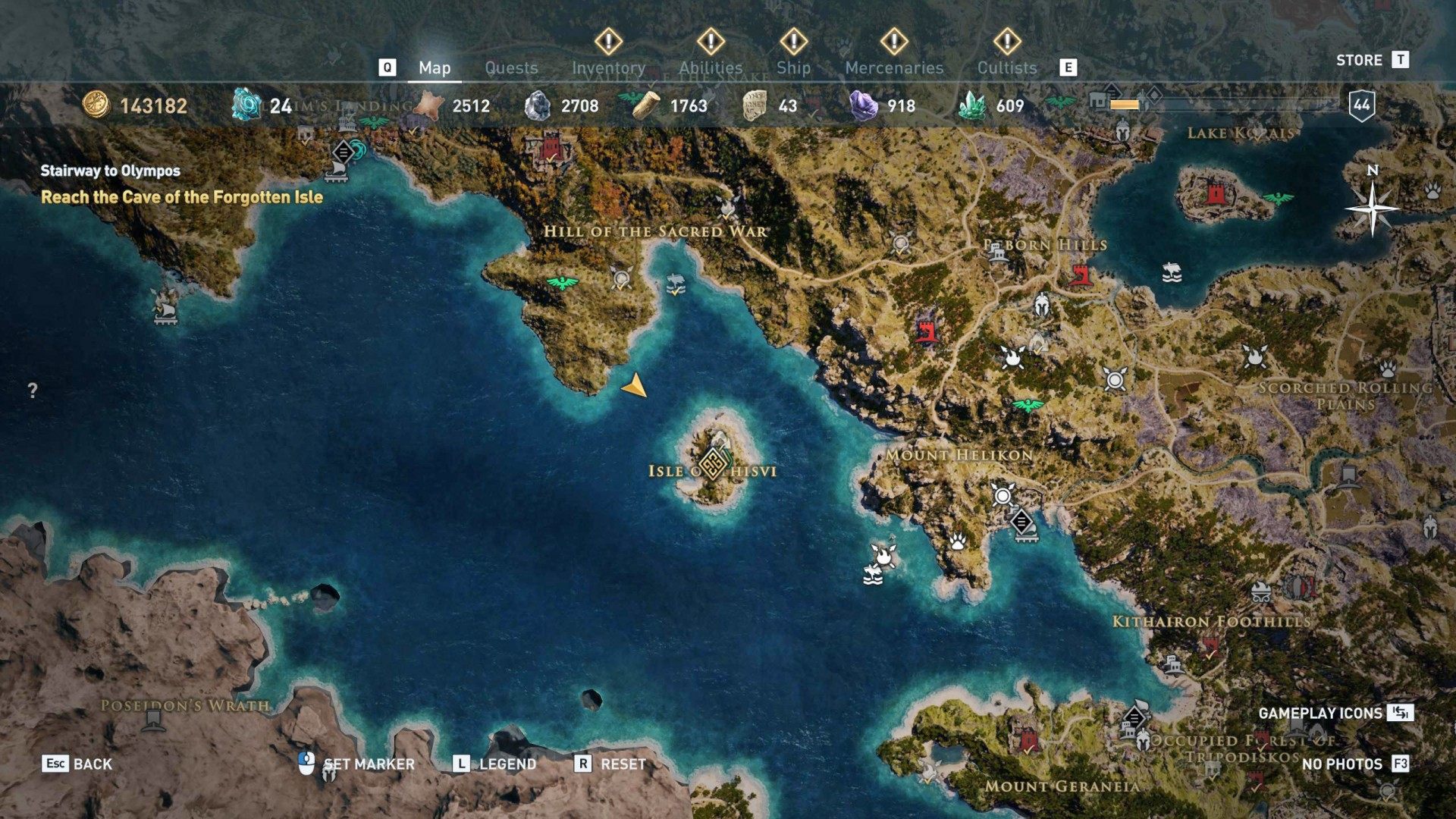 Stairway to Olympos, Assassin's Creed Odyssey Quest