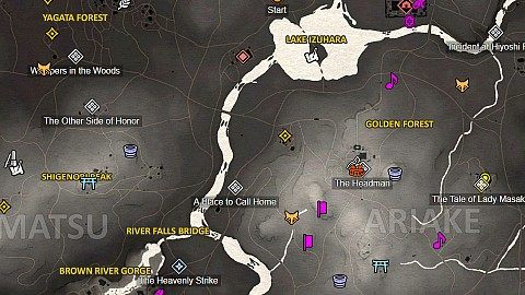 Ghost of Tsushima Interactive Maps