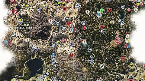 Days Gone Interactive Maps