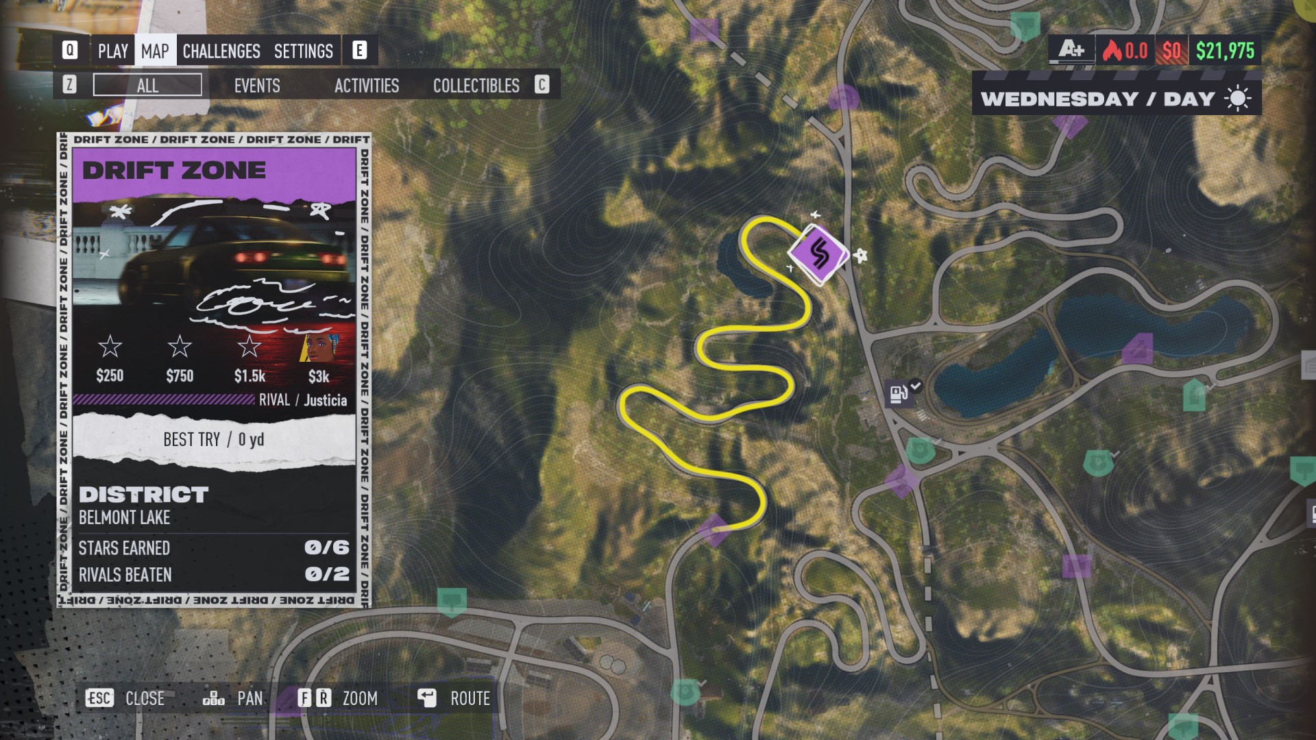 All Drift Zones - Need for Speed Unbound