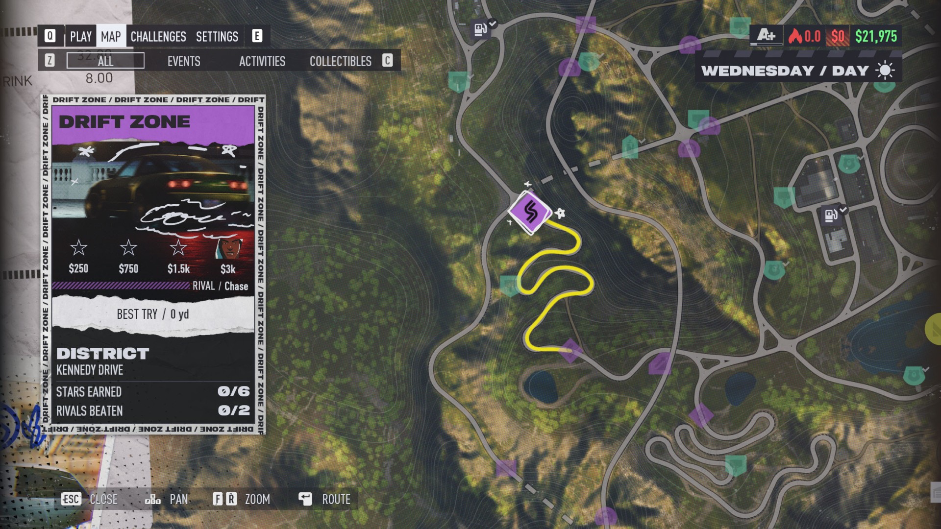 All Drift Zones - Need for Speed Unbound