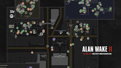 Alan Wake 2 Interactive Maps