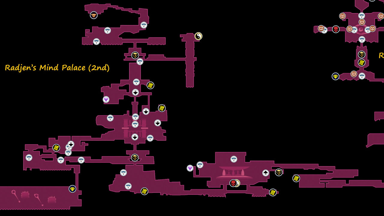 Radjen's Mind Palace, Prince of Persia: The Lost Crown Map