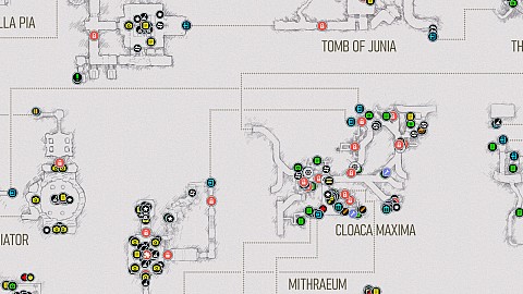 Indiana Jones and the Great Circle Interactive Maps