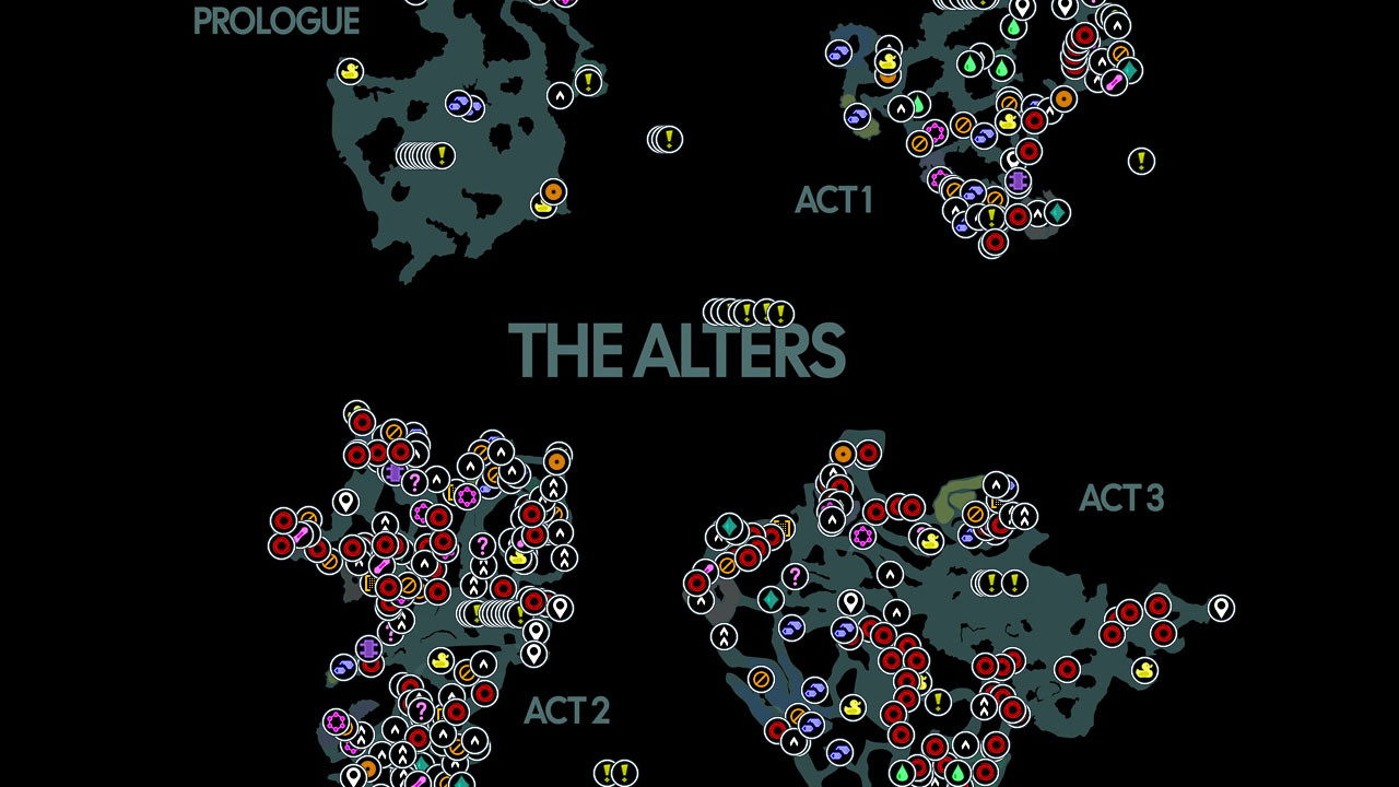 The Alters Interactive Maps